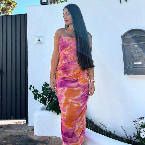 Zara | Dresses | Zara Print Dress With Tulle New With Tags | Poshmark